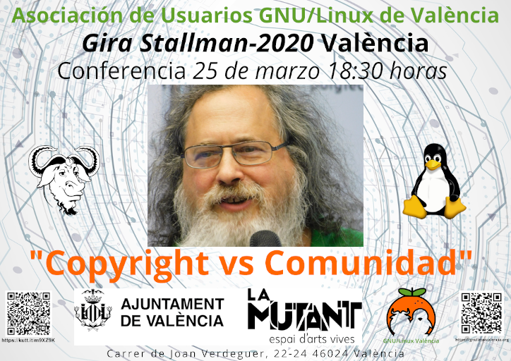 Stallman-2020 Comunidad Valenciana Conferencia Richard M. Stallman ...