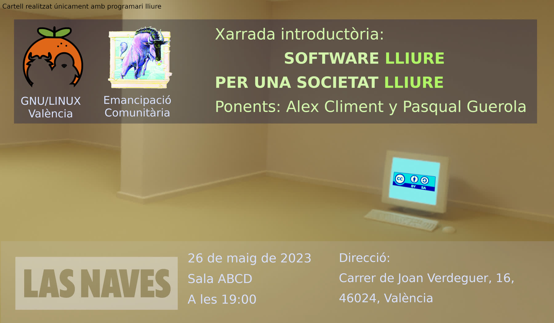 Xarrada introductòria: SOFTWARE LLIURE PER UNA SOCIETAT LLIURE ...